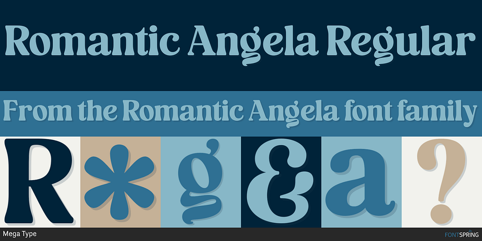 Romantic Angela Regular Font