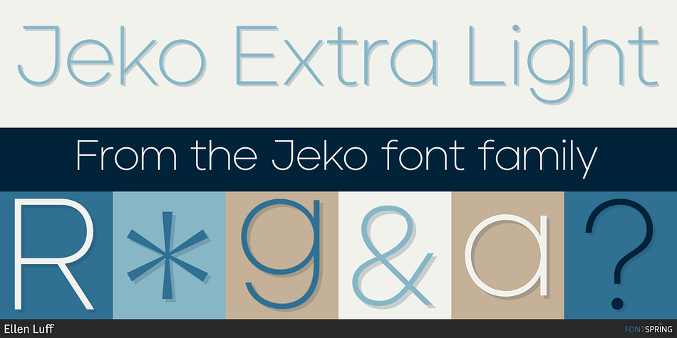Jeko Extra Light Font