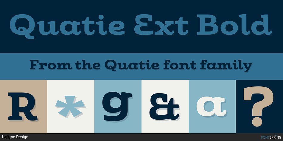 Quatie Ext Bold Font