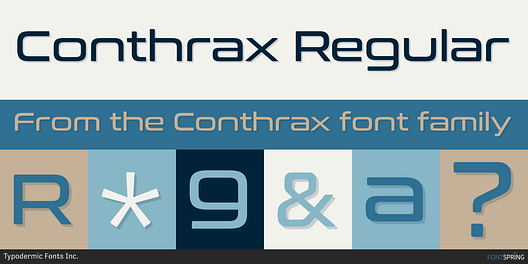 Fonts similar to Conthrax