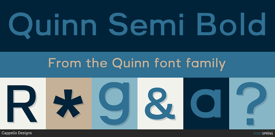 Quinn Semi Bold Font