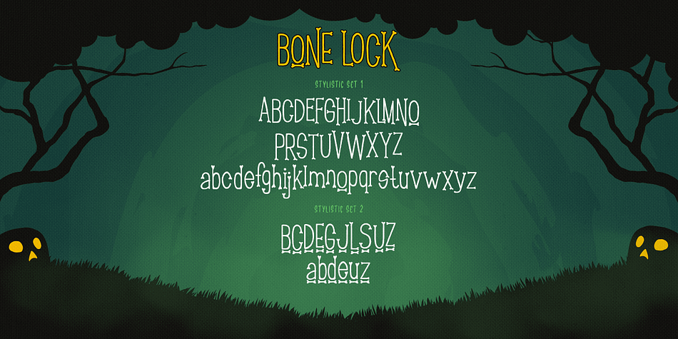Bone Lock Font