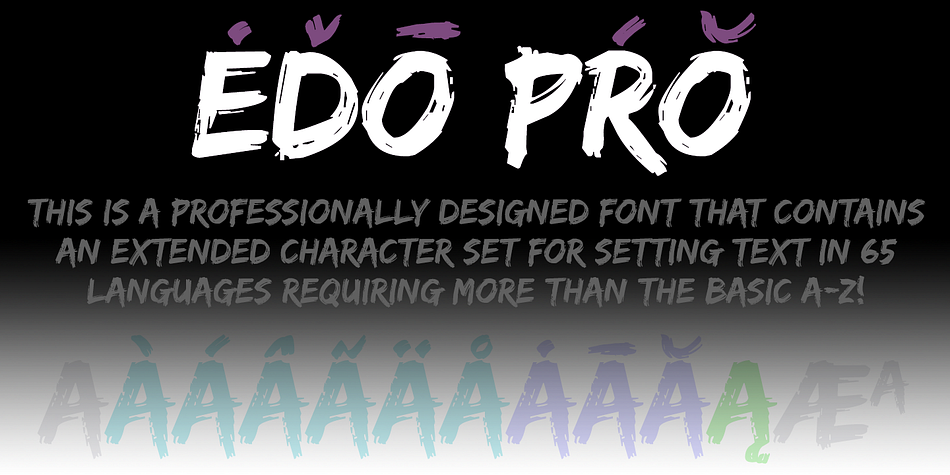 Edo Pro Font