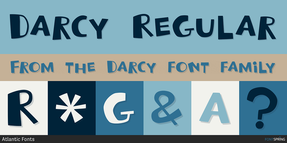 Darcy And Darcy Designs Collection by Atlantic Fonts