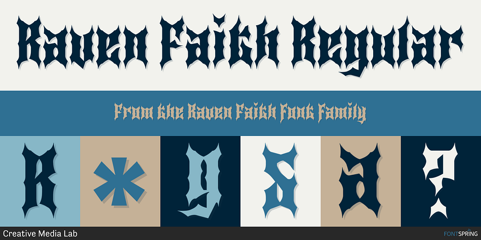 Raven Faith Regular Font