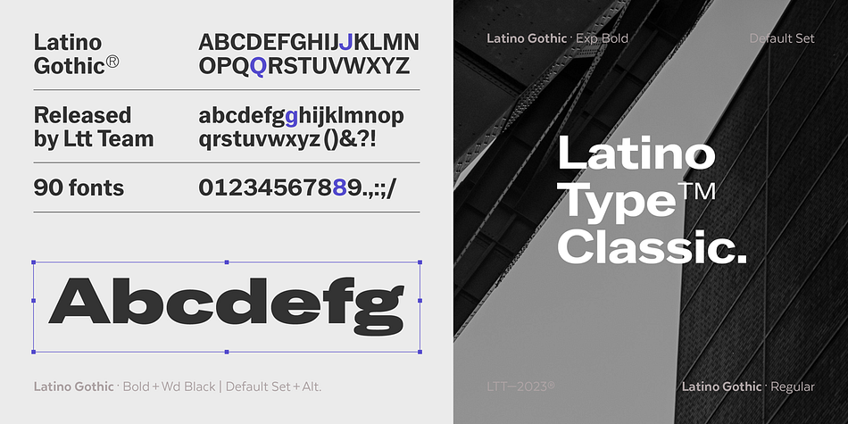Latino Gothic Font