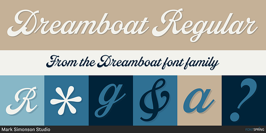 Fonts similar to Dreamboat