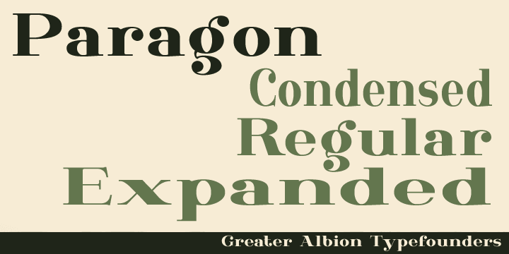 Paragon Font
