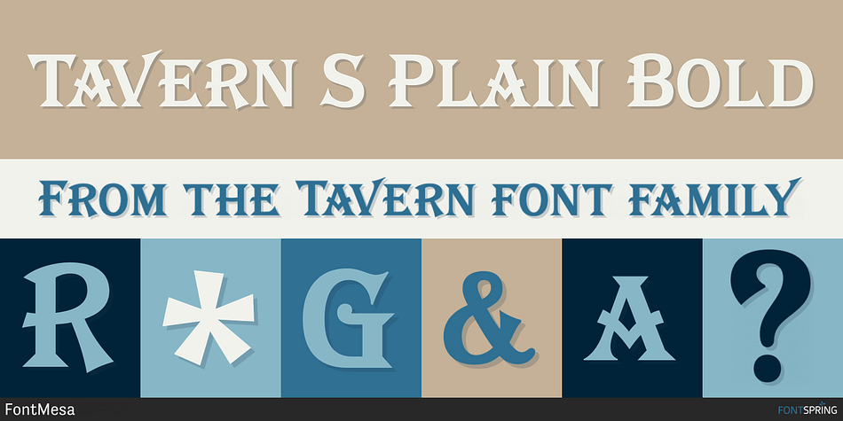 Tavern S Plain Bold Font