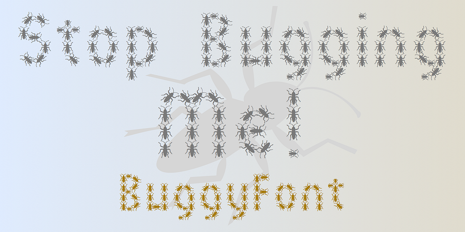 BuggyFont Font
