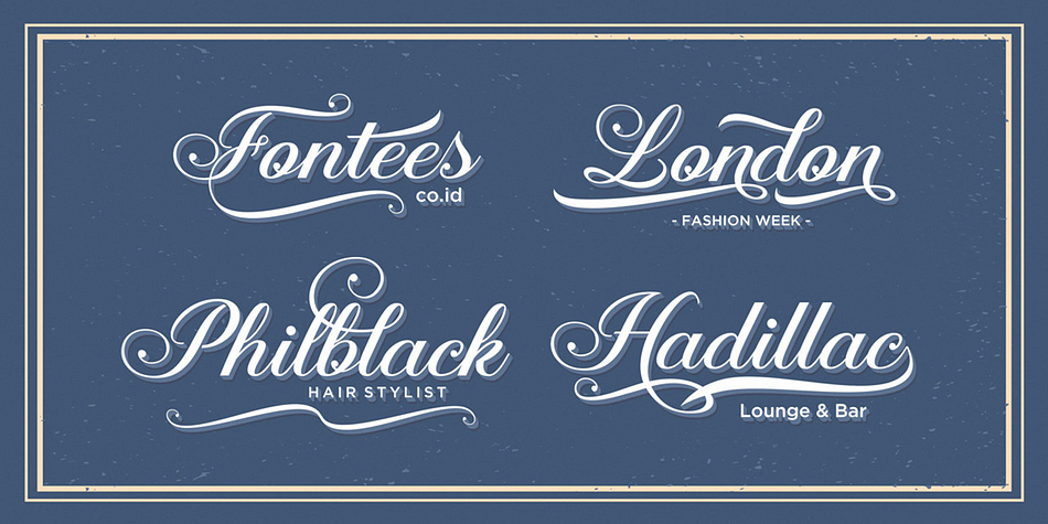 Aaron Script Font