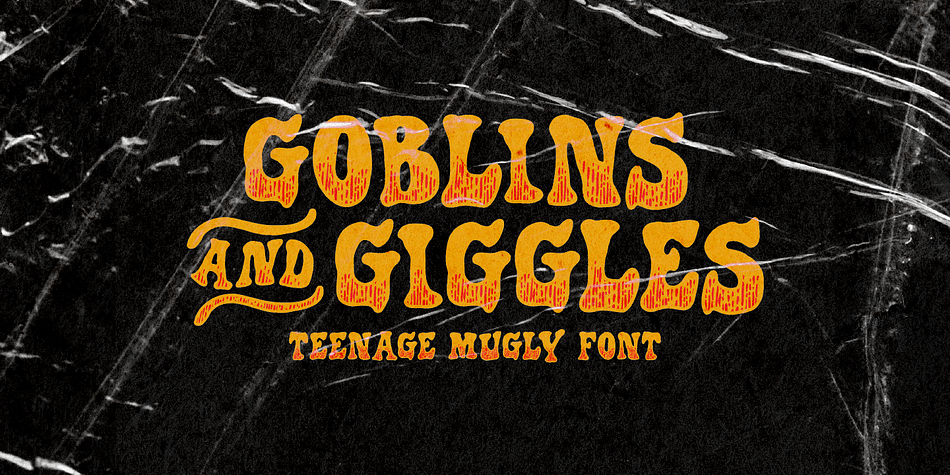 Teenage Mugly Font