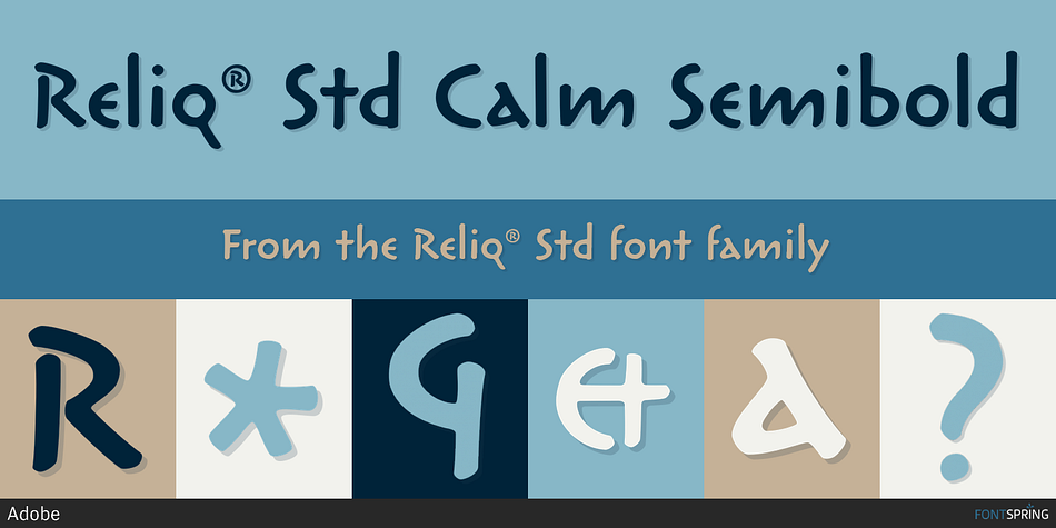 Reliq® Std Font