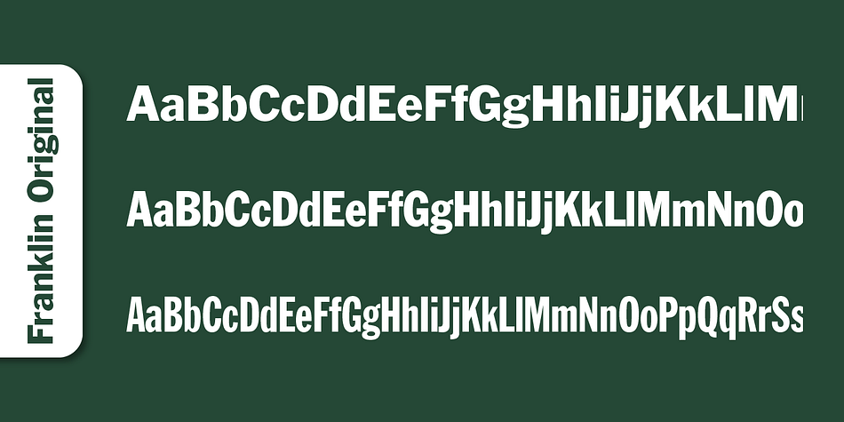 Franklin Original Font