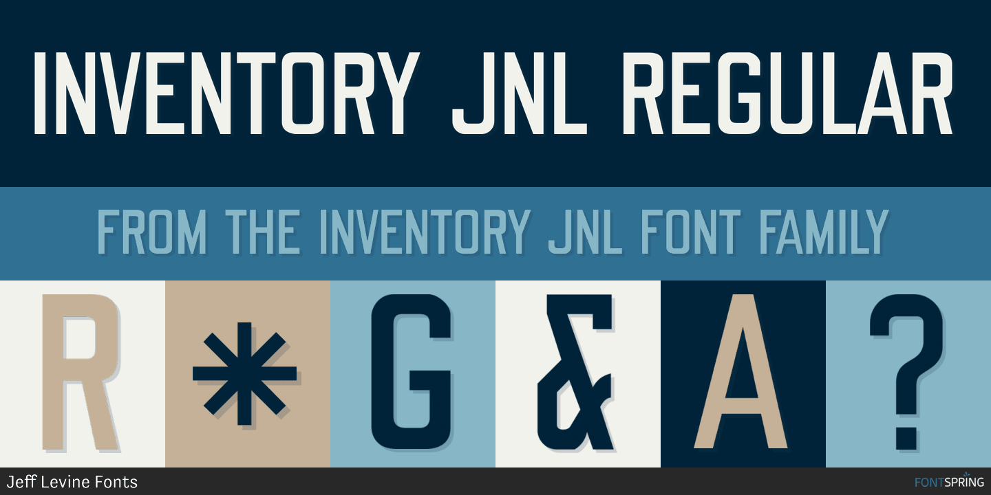 Inventory JNL Font