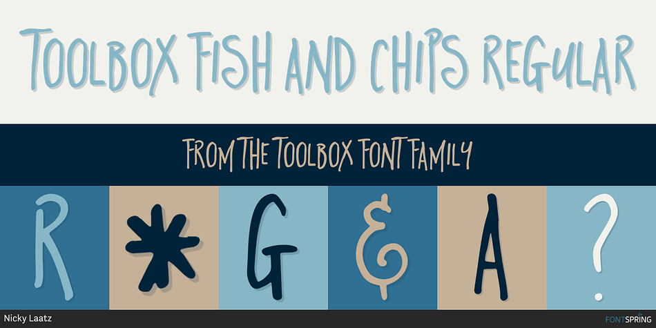 Toolbox Fish And Chips Regular Font