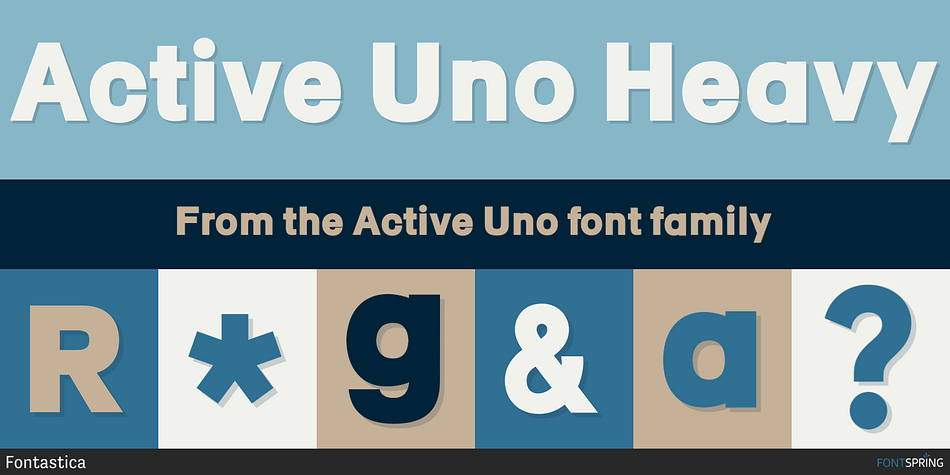 Active Uno Heavy Font