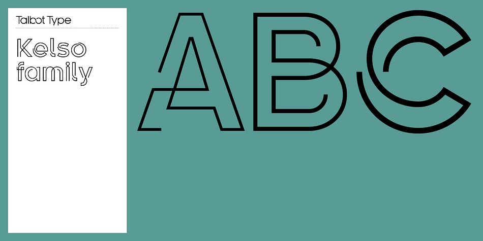Kelso Font Family by Talbot Type - Fontspring