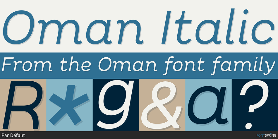 Oman Italic Font