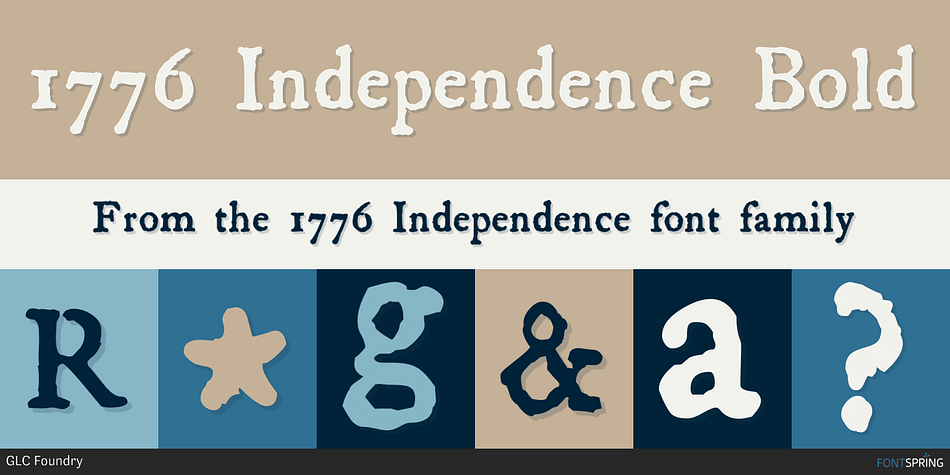 1776 Independence Bold Font