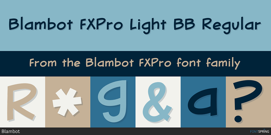 Blambot FXPro Font