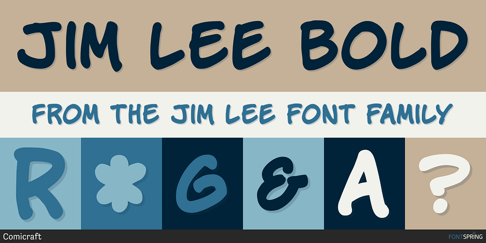 Jim Lee Bold Font