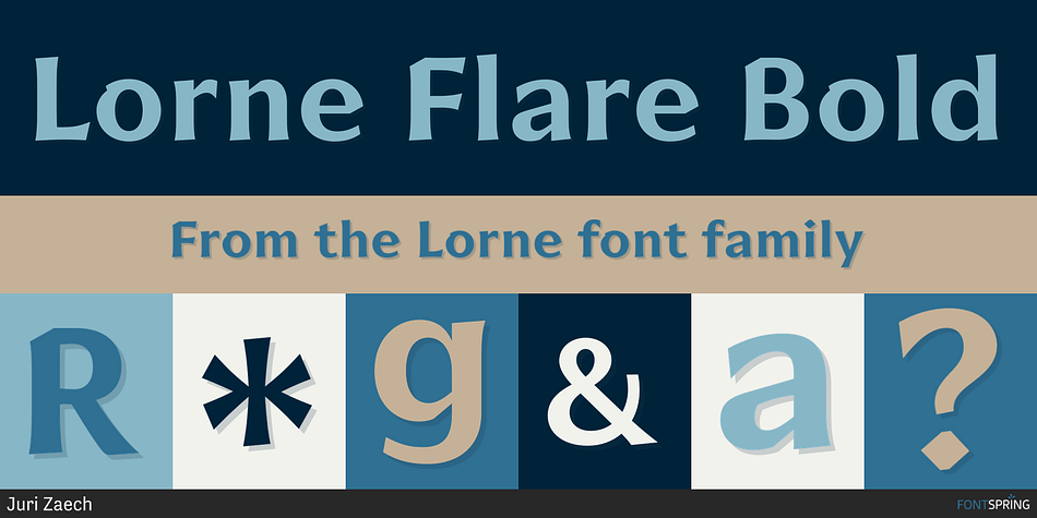 Lorne Flare Bold Font