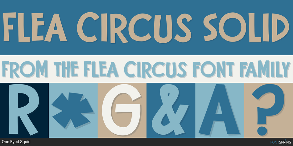 Flea Circus Solid Font