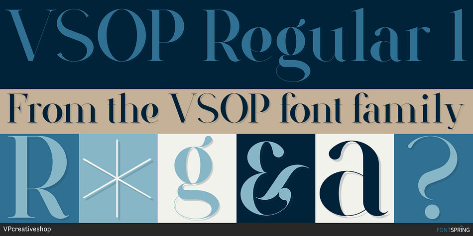 VSOP Regular 1 Font