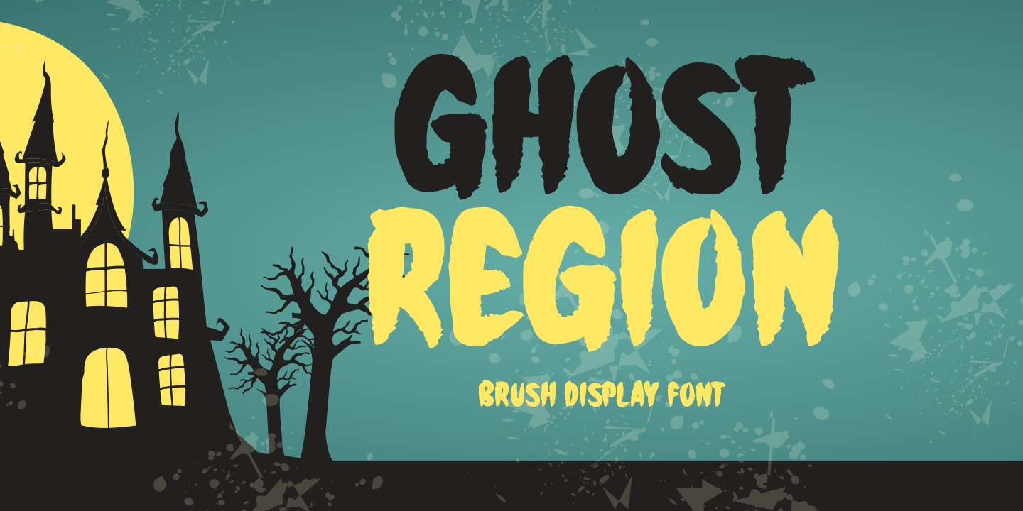 Ghost Region Font