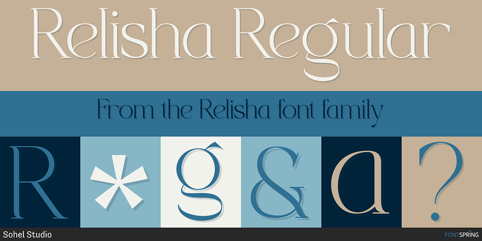 Relisha Regular Font