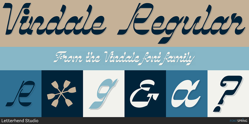 Vindale Regular Font
