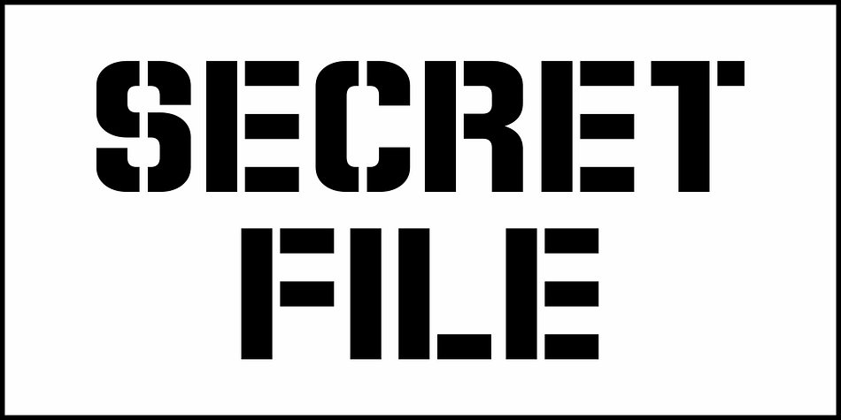 Secret File JNL Font