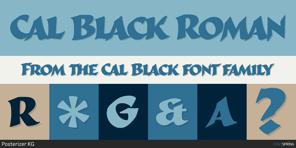Cal Black Roman Font