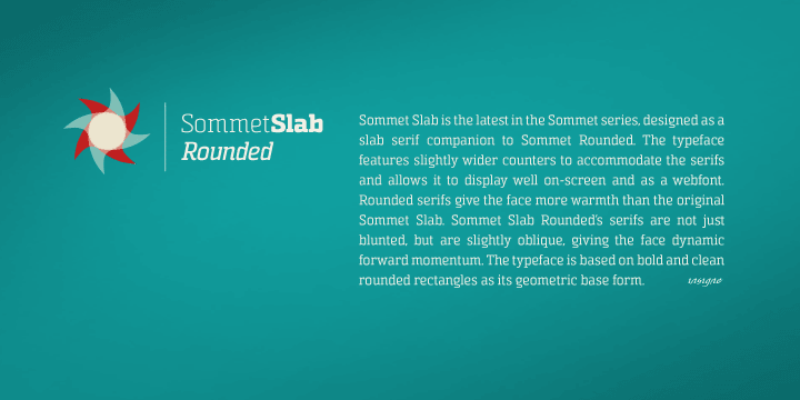 Sommet Slab Rounded Font