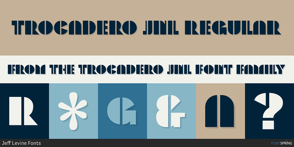 Trocadero JNL Font