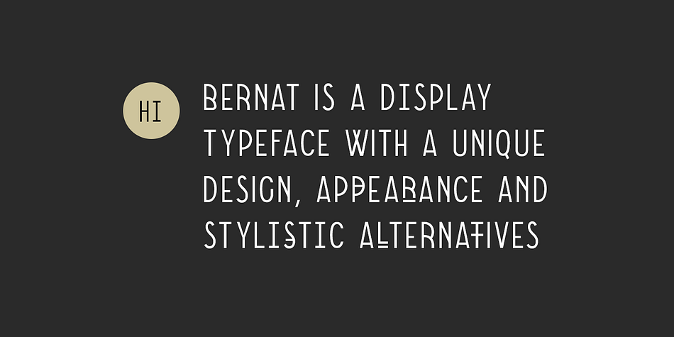 BERNAT Font