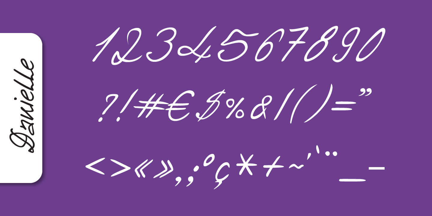 Danielle Handwriting Font