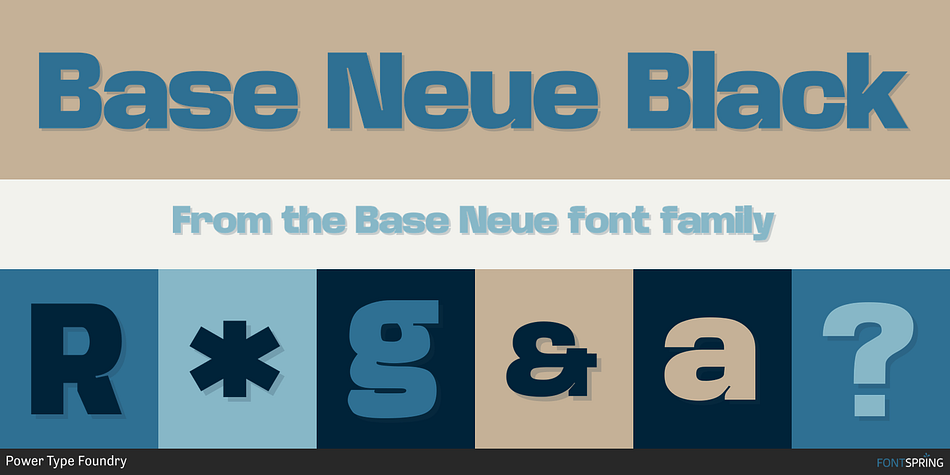 Base Neue Black Font