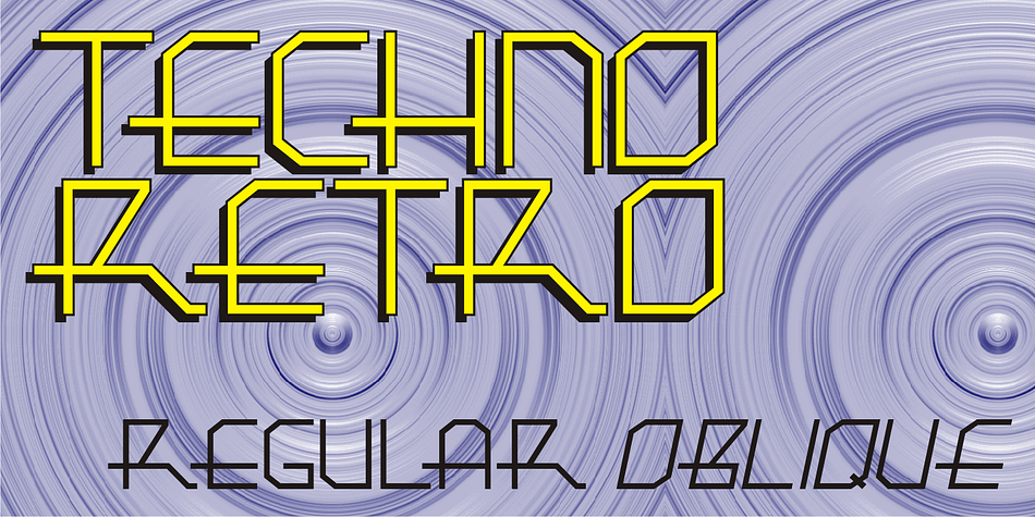 Techno Retro JNL Font