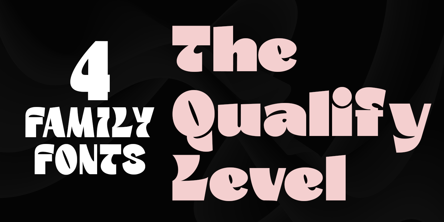The Quality Level Font