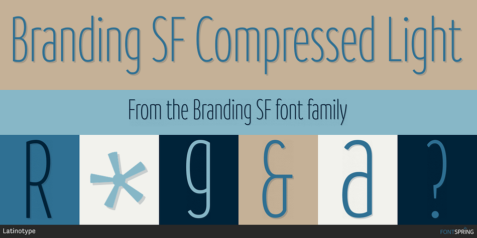 Branding SF Compressed Font
