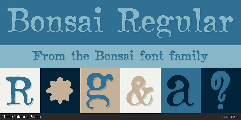 Bonsai Regular Font