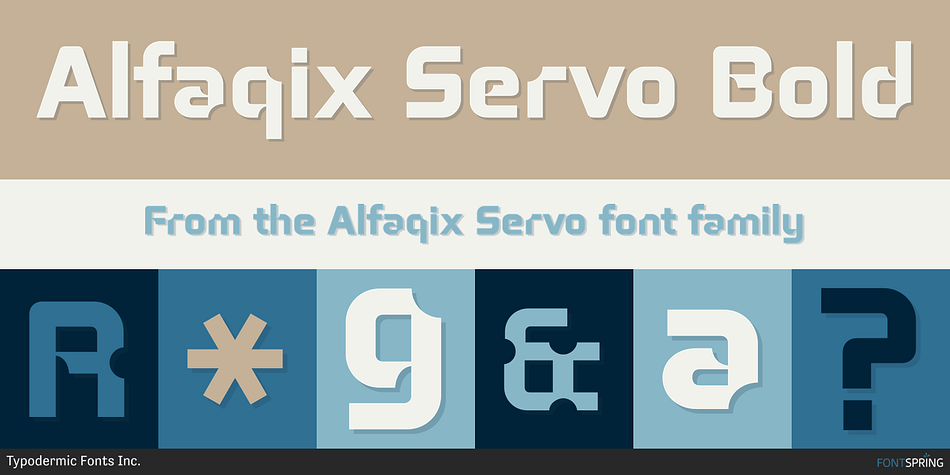 Alfaqix Servo Bold Font