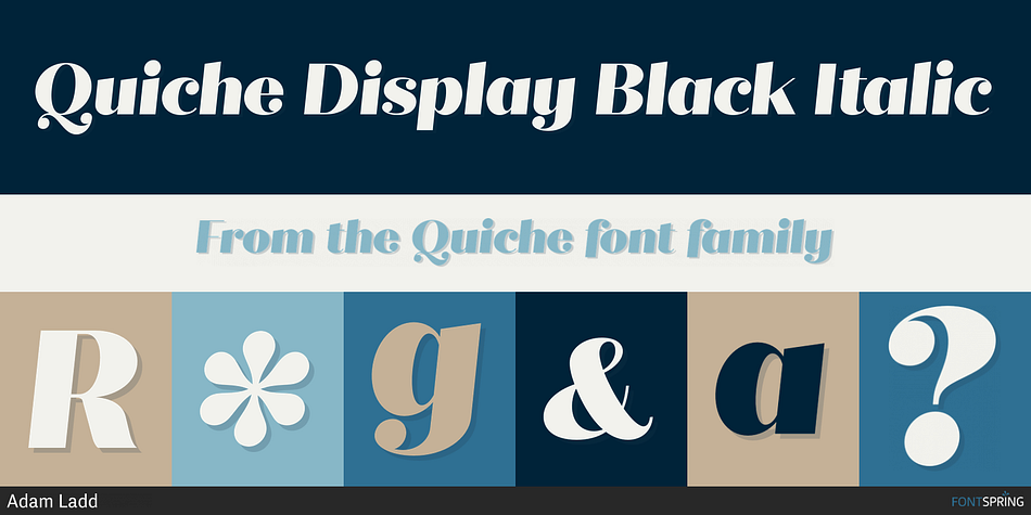 Quiche Display Font