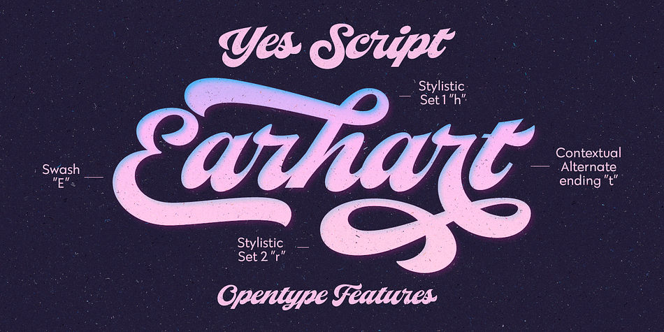 Yes Script Font
