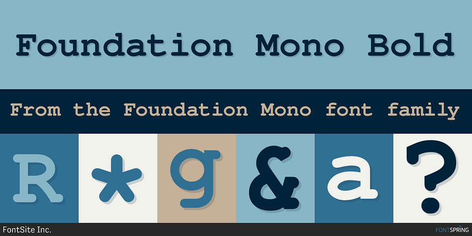 Foundation Mono Font