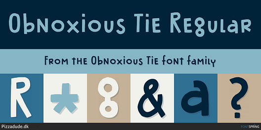 Fonts similar to Obnoxious Tie