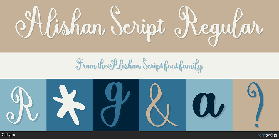 Alishan Script Regular Font