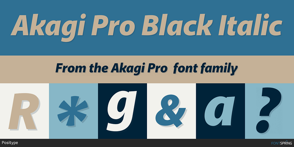 Akagi Pro Font